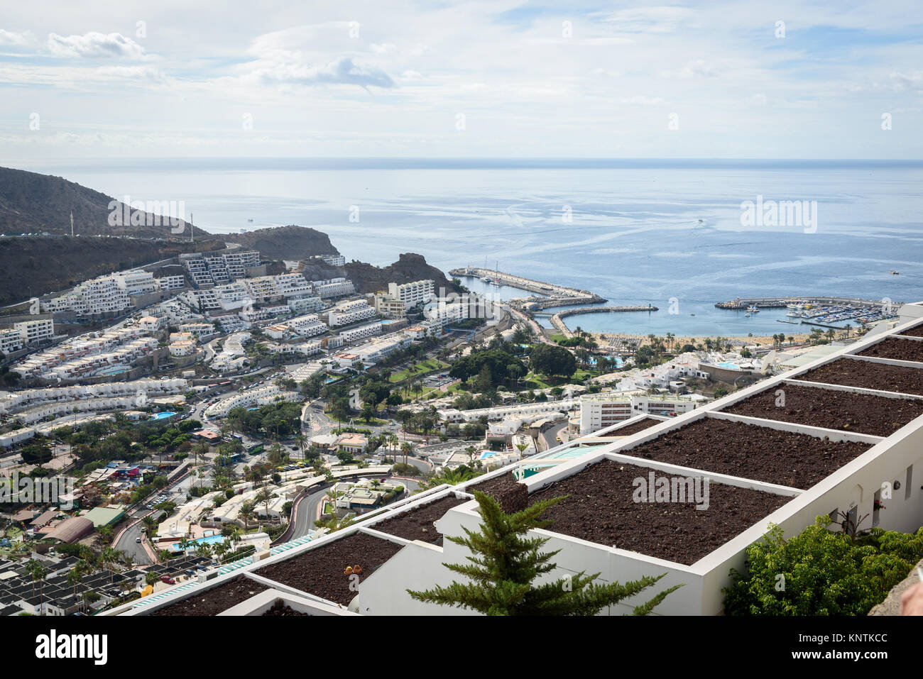 The village of Puerto Rico de Gran Canaria Stock Photo - Alamy