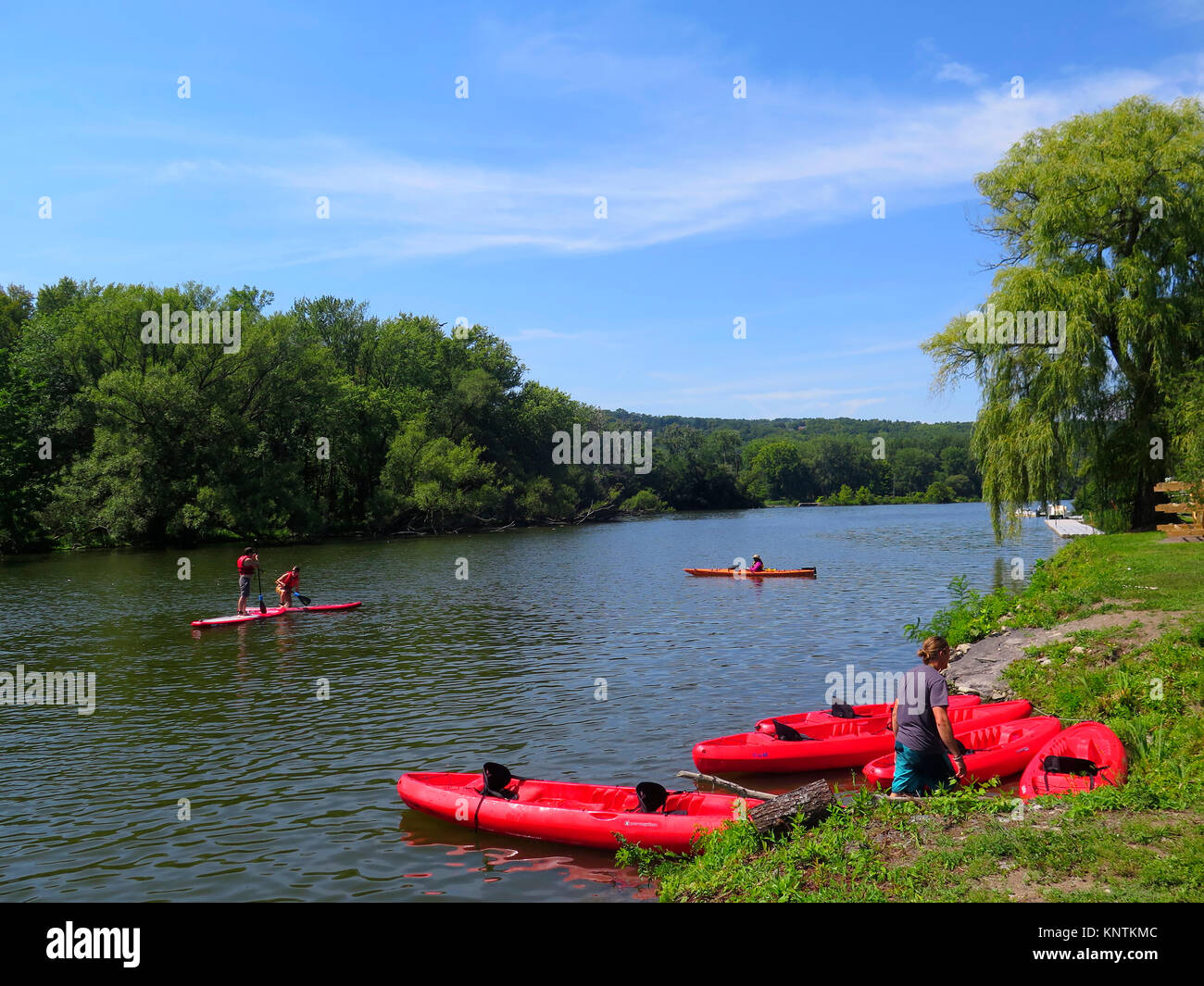 Ithaca, Steward Park, New York state, USA Stock Photo - Alamy