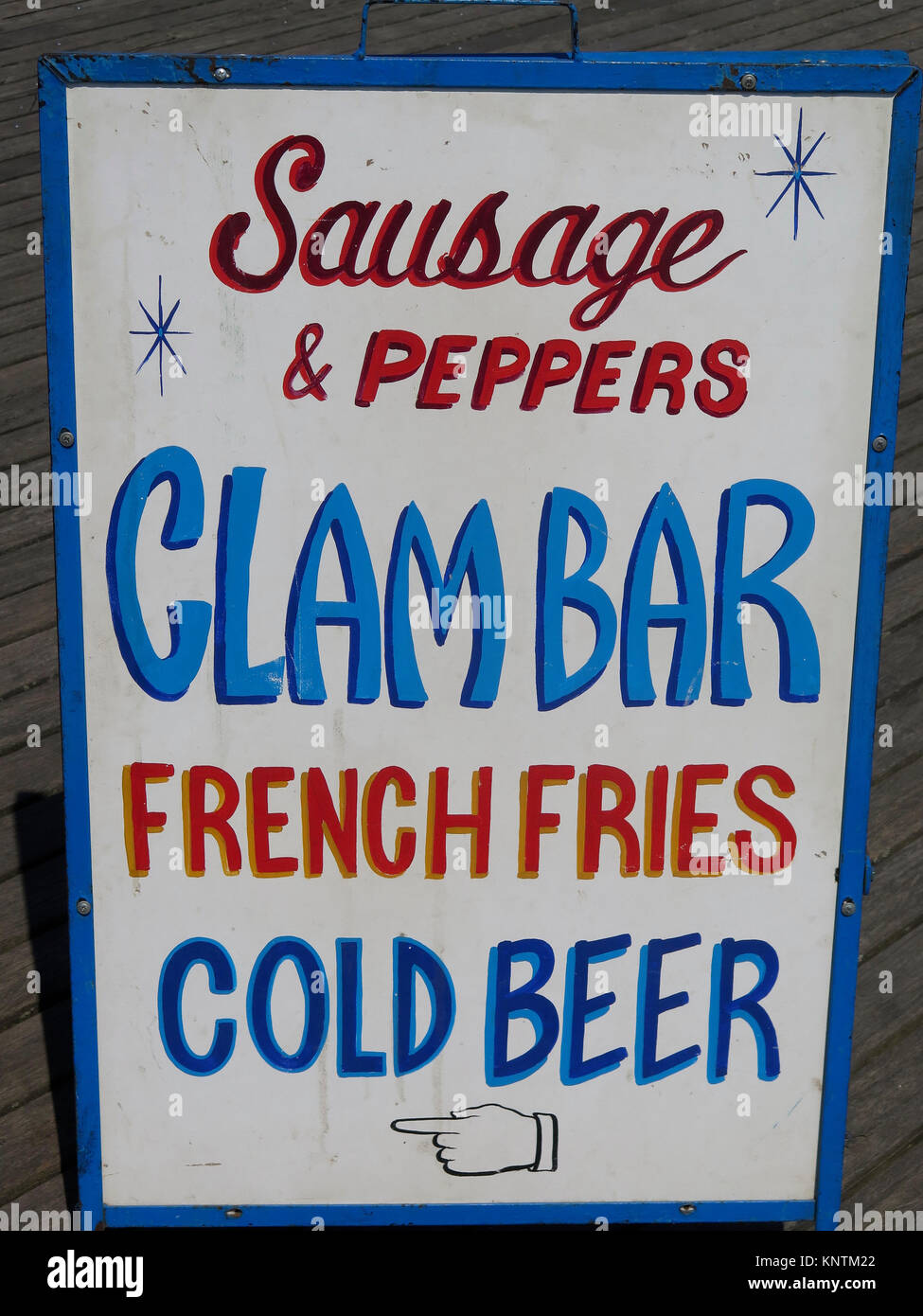 Signs at Promenade Boardwalk , Coney Island, Brooklyn, New York, USA ...
