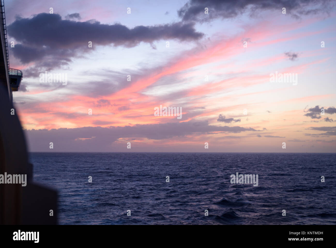 Beautiful seascape sunset from cruise hi-res stock photography and ...