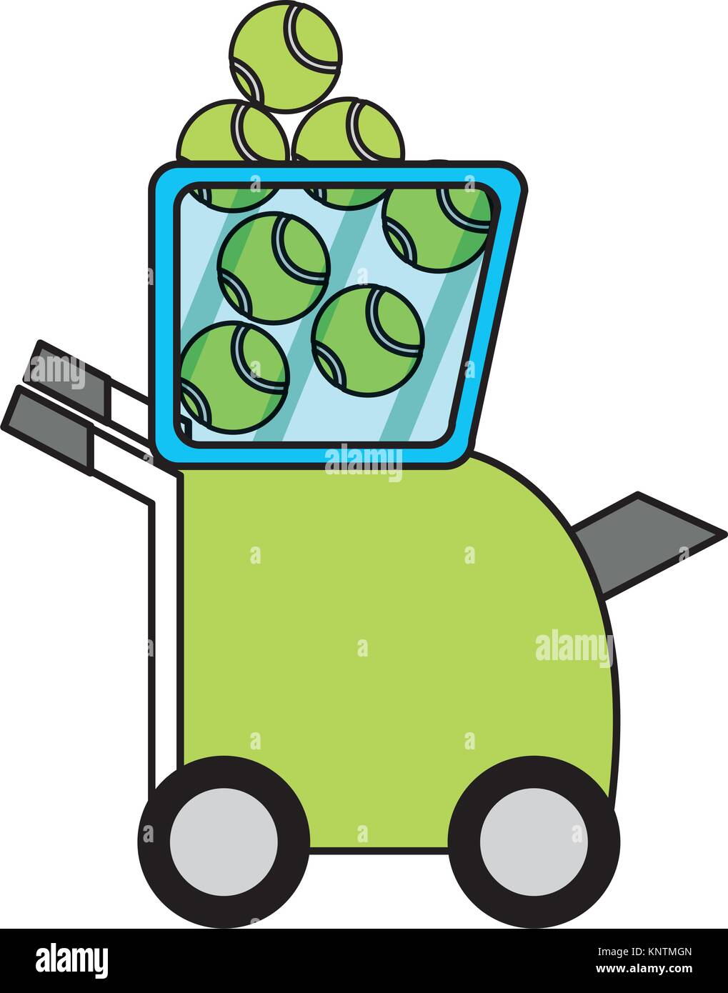 Tennis ball machine hi-res stock photography and images - Alamy