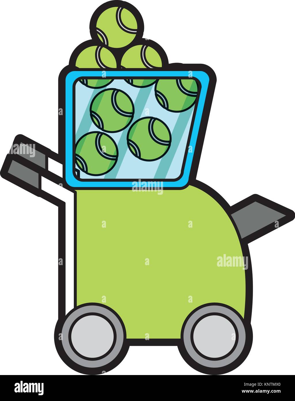Tennis ball machine hi-res stock photography and images - Alamy