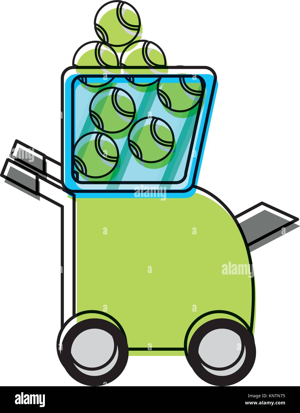 Tennis ball machine hi-res stock photography and images - Alamy