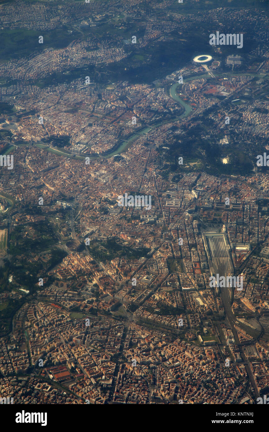 Colosseum air view rome hi-res stock photography and images - Alamy