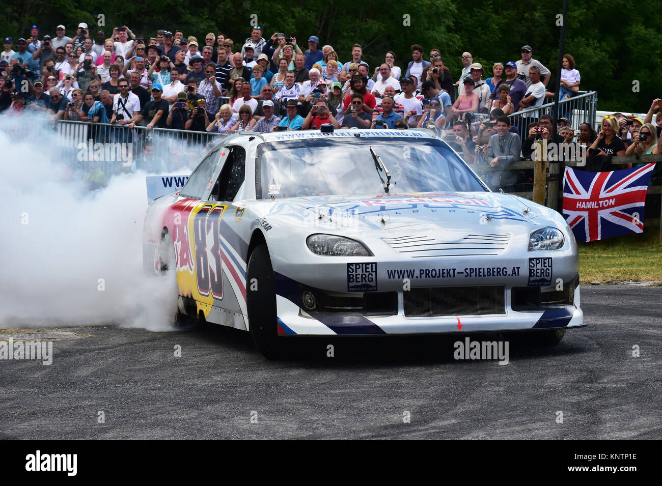 Patrick Friesacher, Toyota Camry, NASCAR, tire smoke, tyre smoke ...