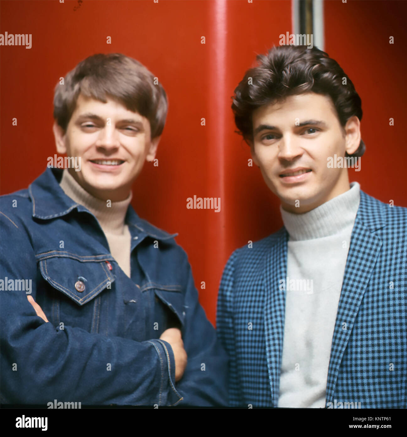 EVERLY BROTHERS US singers in 1965 with Phil at left and Don. Photo ...