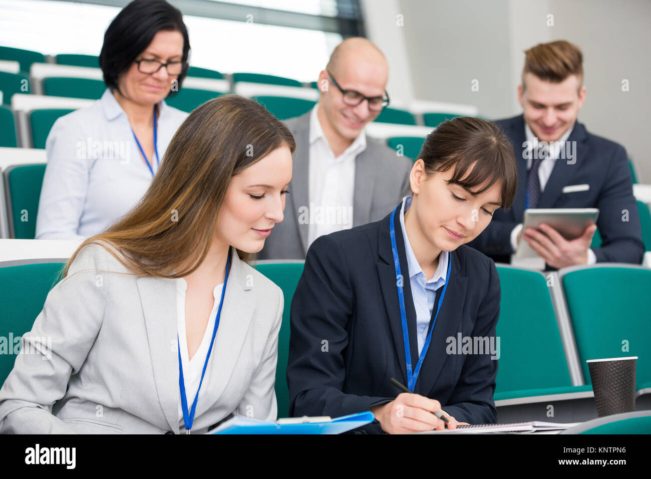Female lecture hall hi-res stock photography and images - Alamy