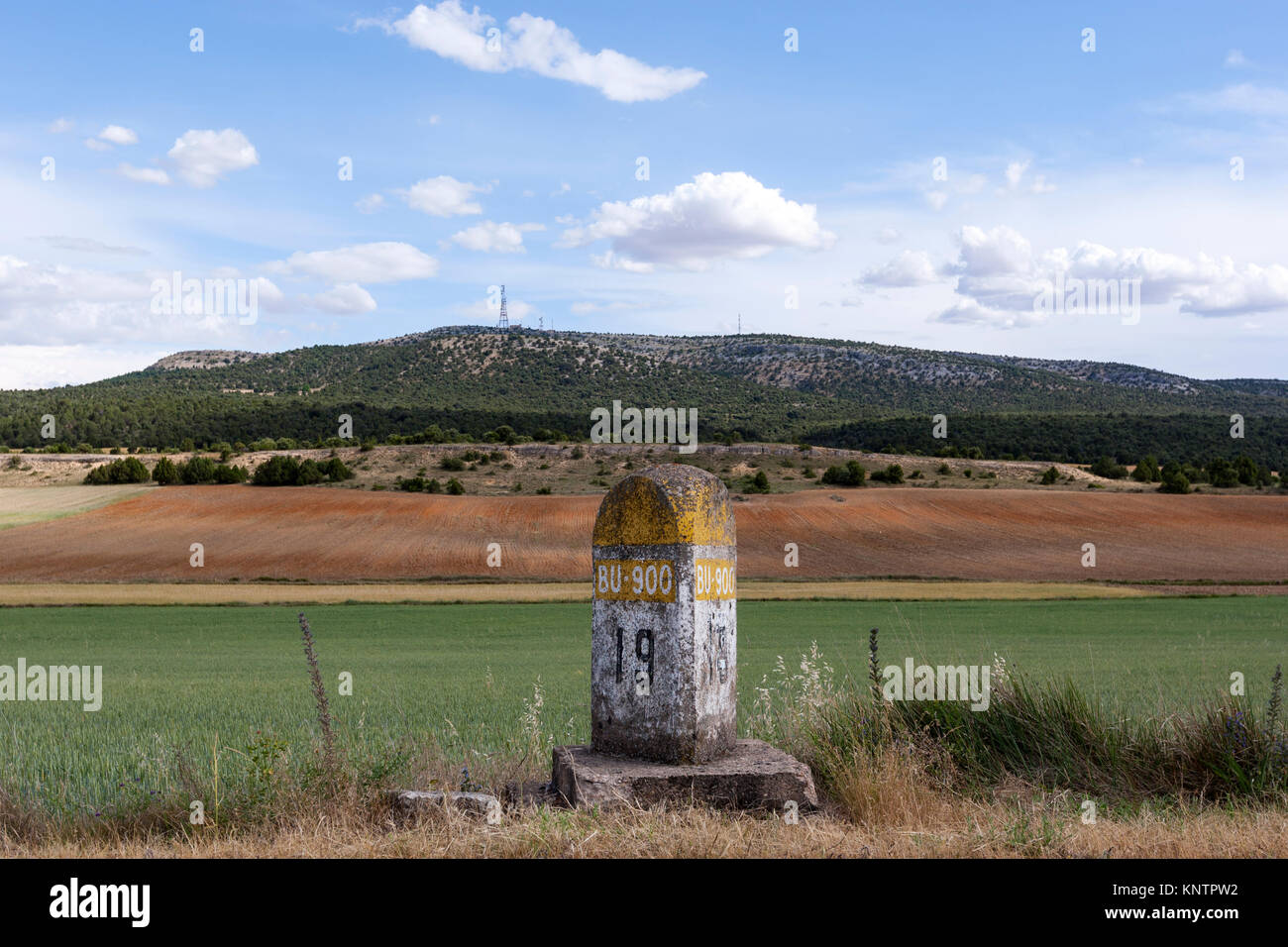 Ordinary kilometer km stones hi-res stock photography and images - Alamy