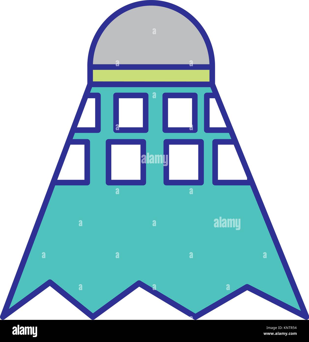 Badminton shuttlecock design Stock Vector Image & Art - Alamy