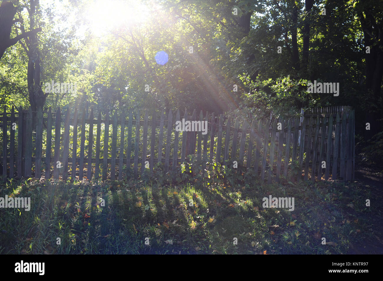 countryside open gate public pathway wooden fence Stock Photo - Alamy