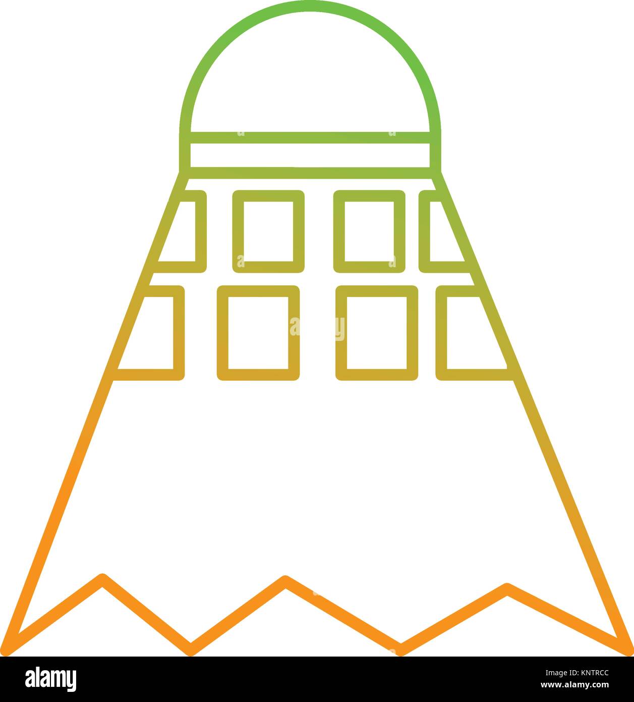 Badminton shuttlecock design Stock Vector Image & Art - Alamy