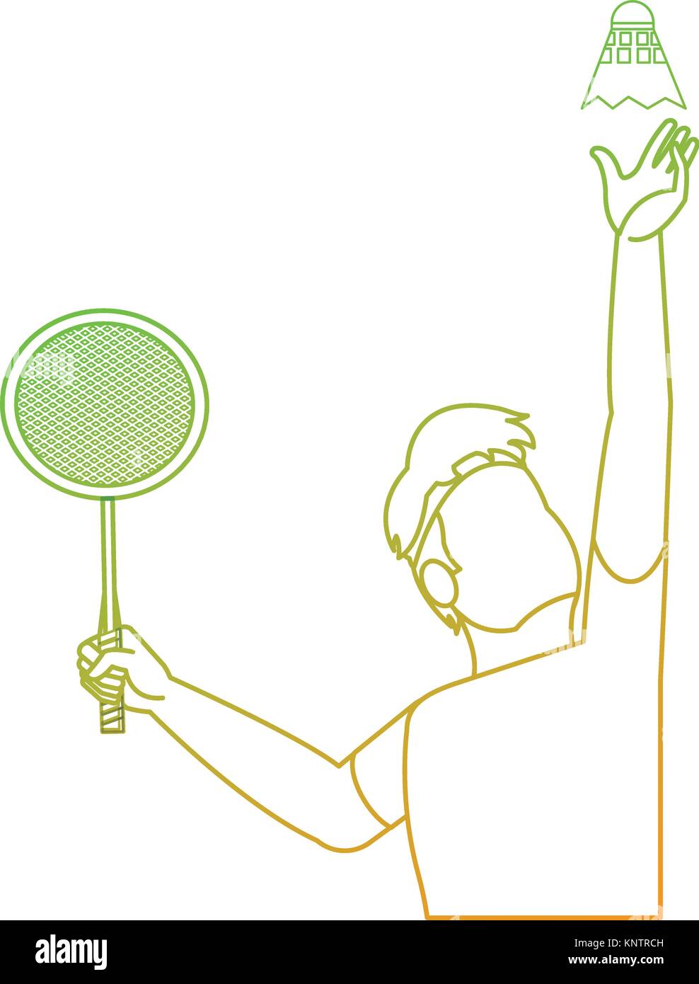 Badminton player design Stock Vector Image & Art - Alamy