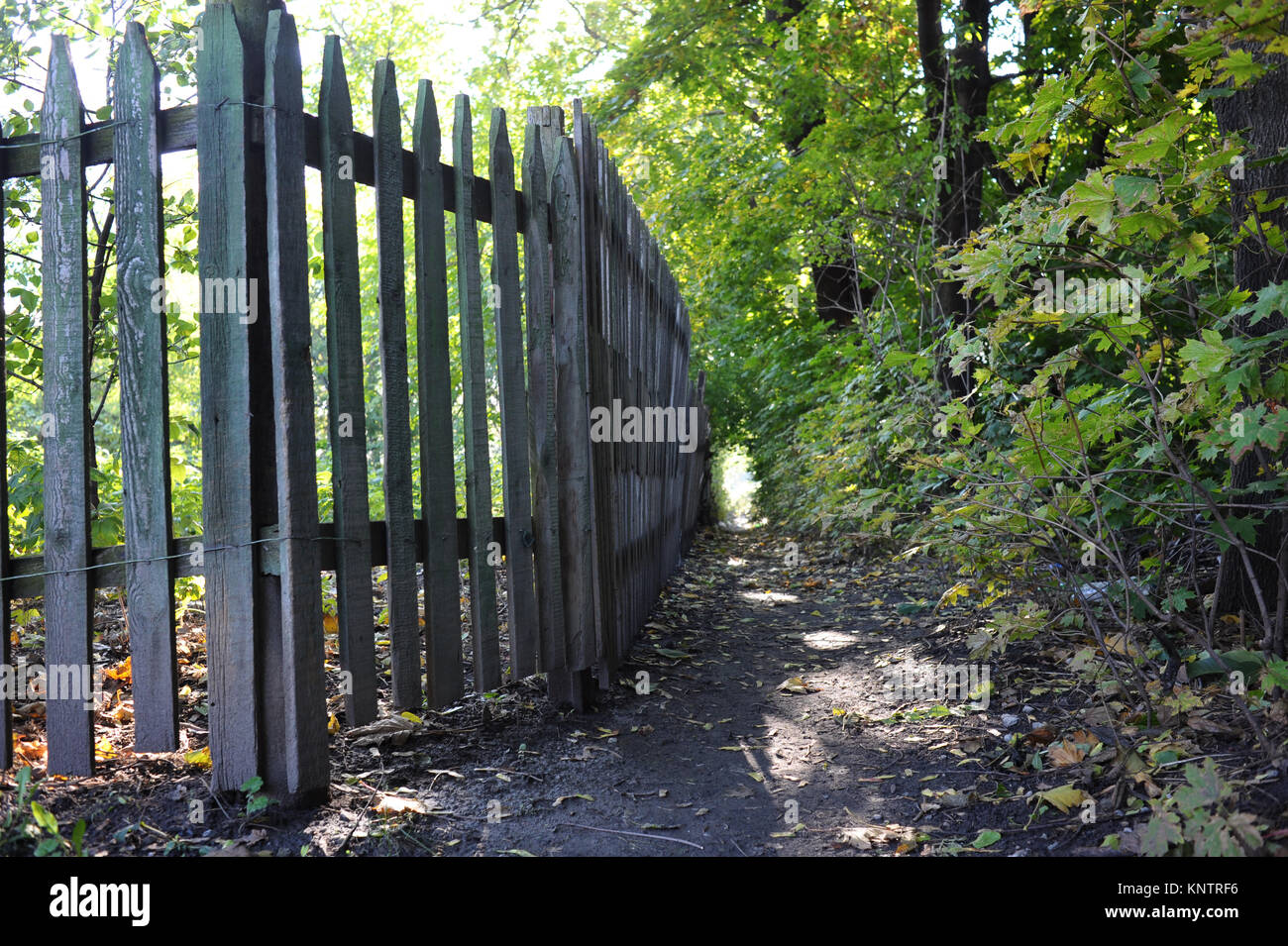 countryside open gate public pathway wooden fence Stock Photo - Alamy
