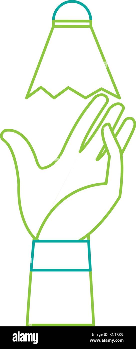 Badminton shuttlecock design Stock Vector Image & Art - Alamy