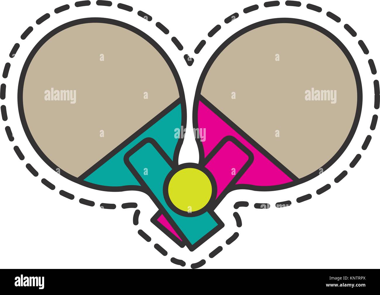 Ping pong racket design Stock Vector Image & Art - Alamy