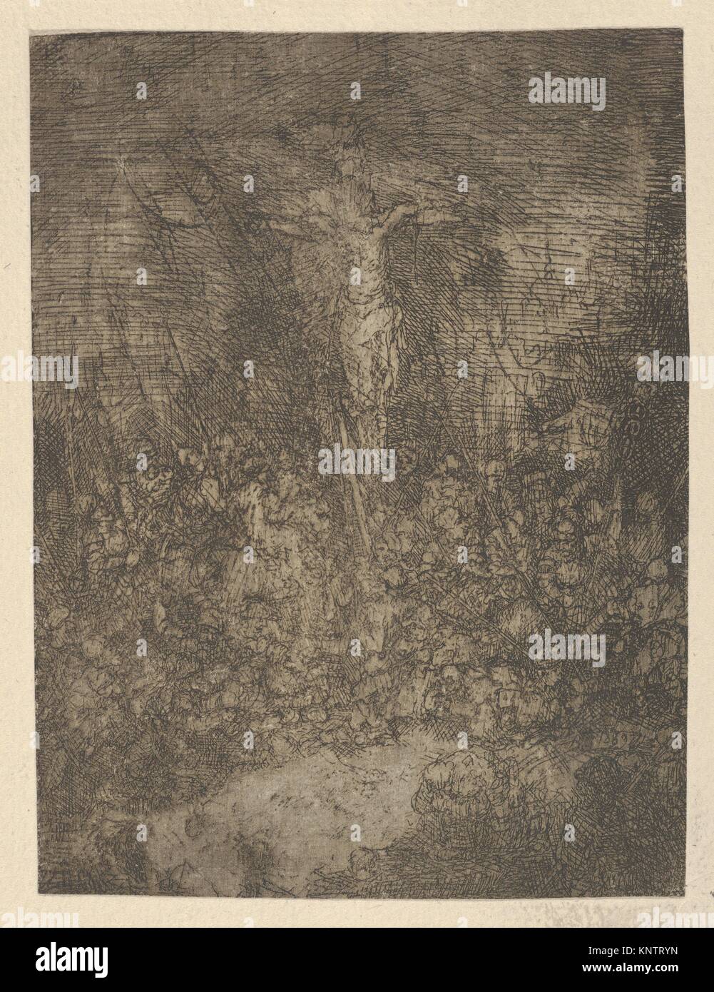 Crucifixion with a donor hi-res stock photography and images - Alamy