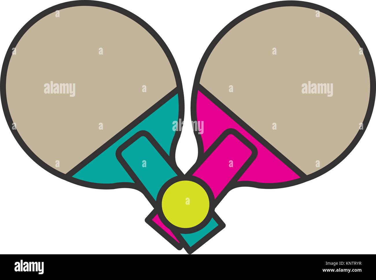 Ping pong racket design Stock Vector Image & Art - Alamy