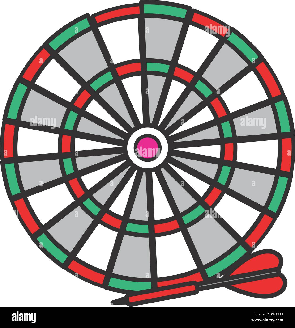 Isolated dartboard design Stock Vector Image & Art - Alamy