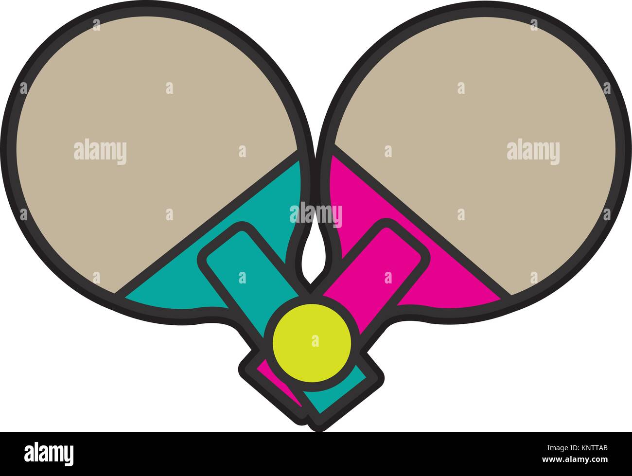 Ping pong racket design Stock Vector Image & Art - Alamy
