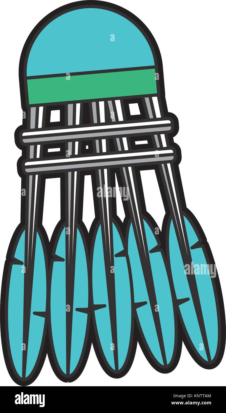 Badminton shuttlecock design Stock Vector Image & Art - Alamy
