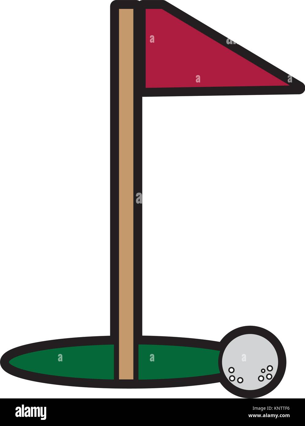 Golf flag design Stock Vector Image & Art - Alamy