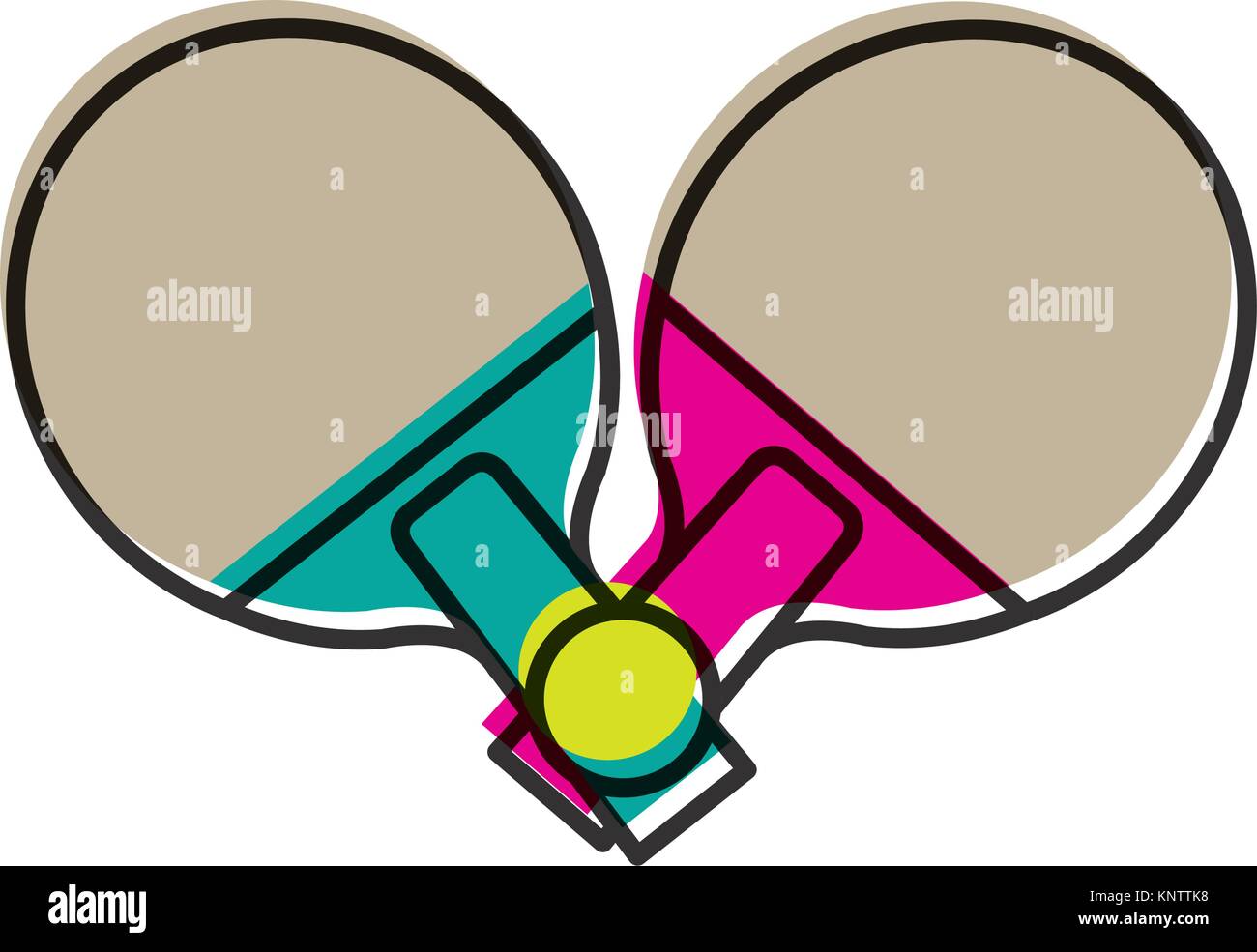Ping pong racket design Stock Vector Image & Art - Alamy