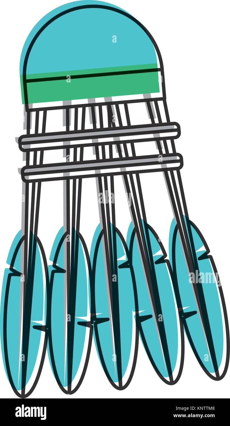 Badminton shuttlecock design Stock Vector Image & Art - Alamy