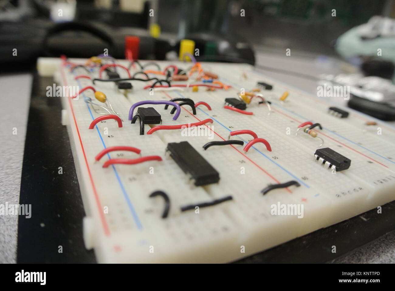 ECG Circuit Assembly Stock Photo - Alamy