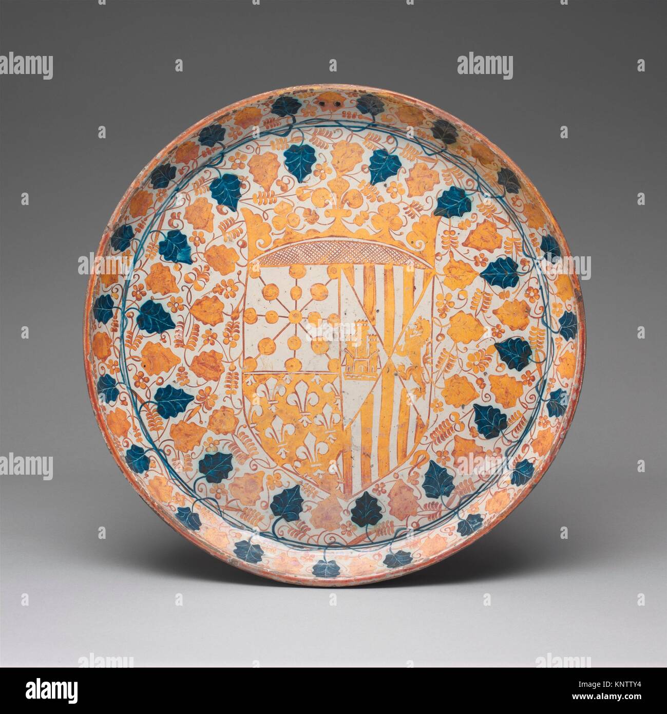 Plate with the Arms of Blanche of Navarre. Date: 1427-38; Geography ...