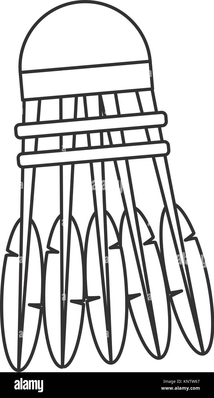 Badminton shuttlecock design Stock Vector Image & Art - Alamy