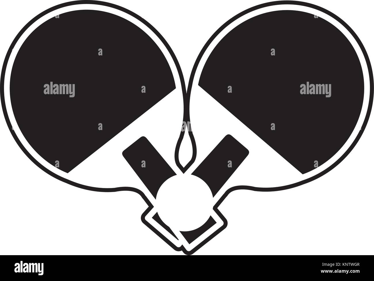 Ping pong racket design Stock Vector Image & Art - Alamy