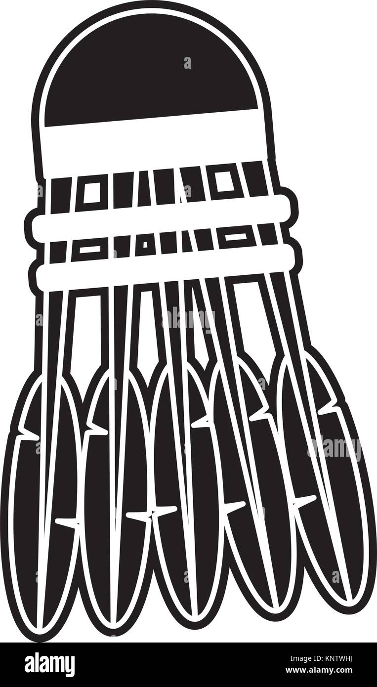 Badminton shuttlecock design Stock Vector Image & Art - Alamy