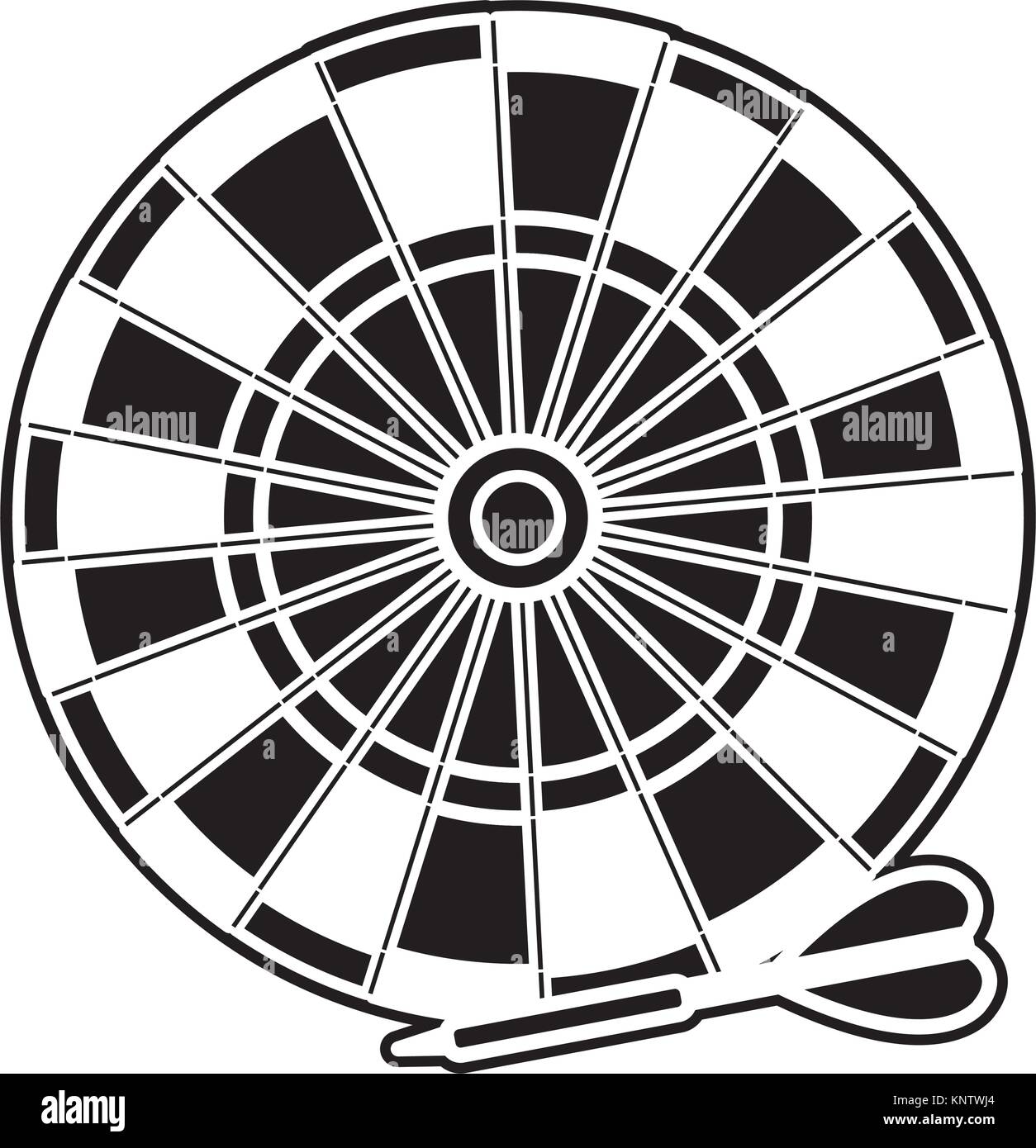 Isolated dartboard design Stock Vector Image & Art - Alamy