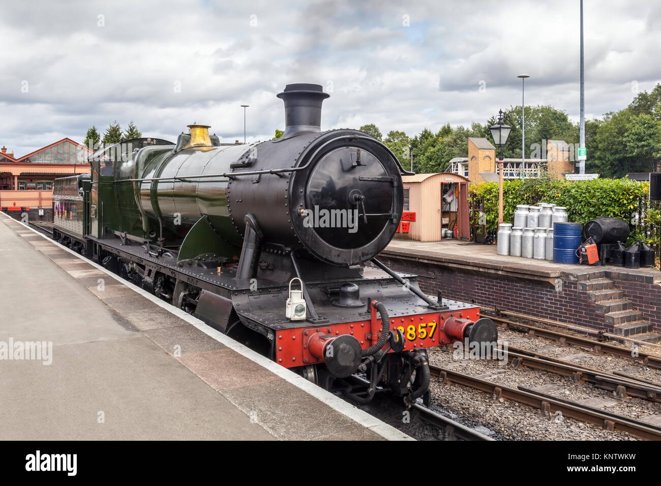 Great Western Railway 2857 Churchward 2800 Class heavy goods locomotive ...