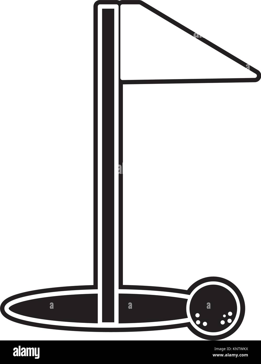 Golf flag design Stock Vector Image & Art - Alamy