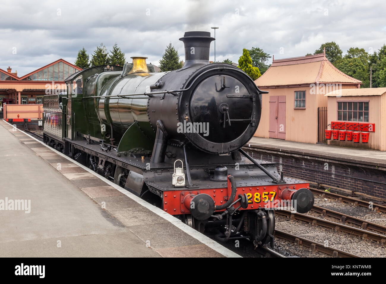 Great Western Railway 2857 Churchward 2800 Class heavy goods locomotive ...
