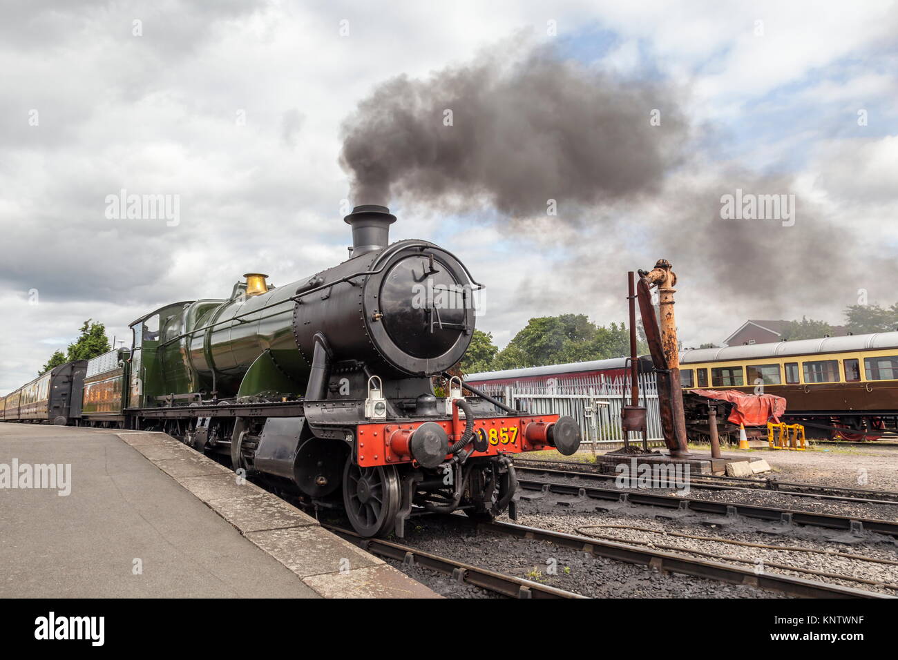Great Western Railway 2857 Churchward 2800 Class heavy goods locomotive ...