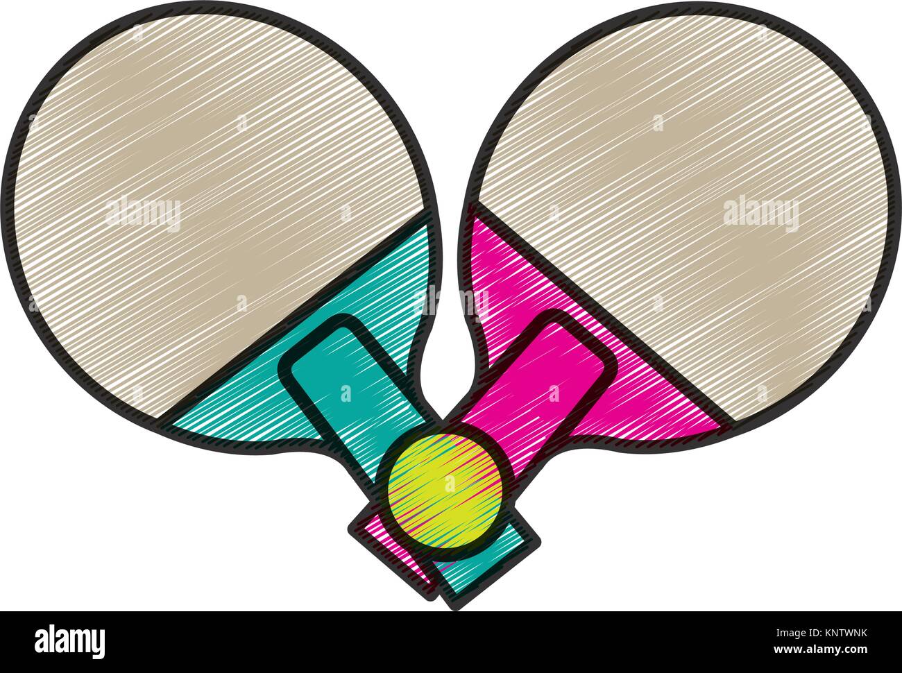 Ping pong racket design Stock Vector Image & Art - Alamy