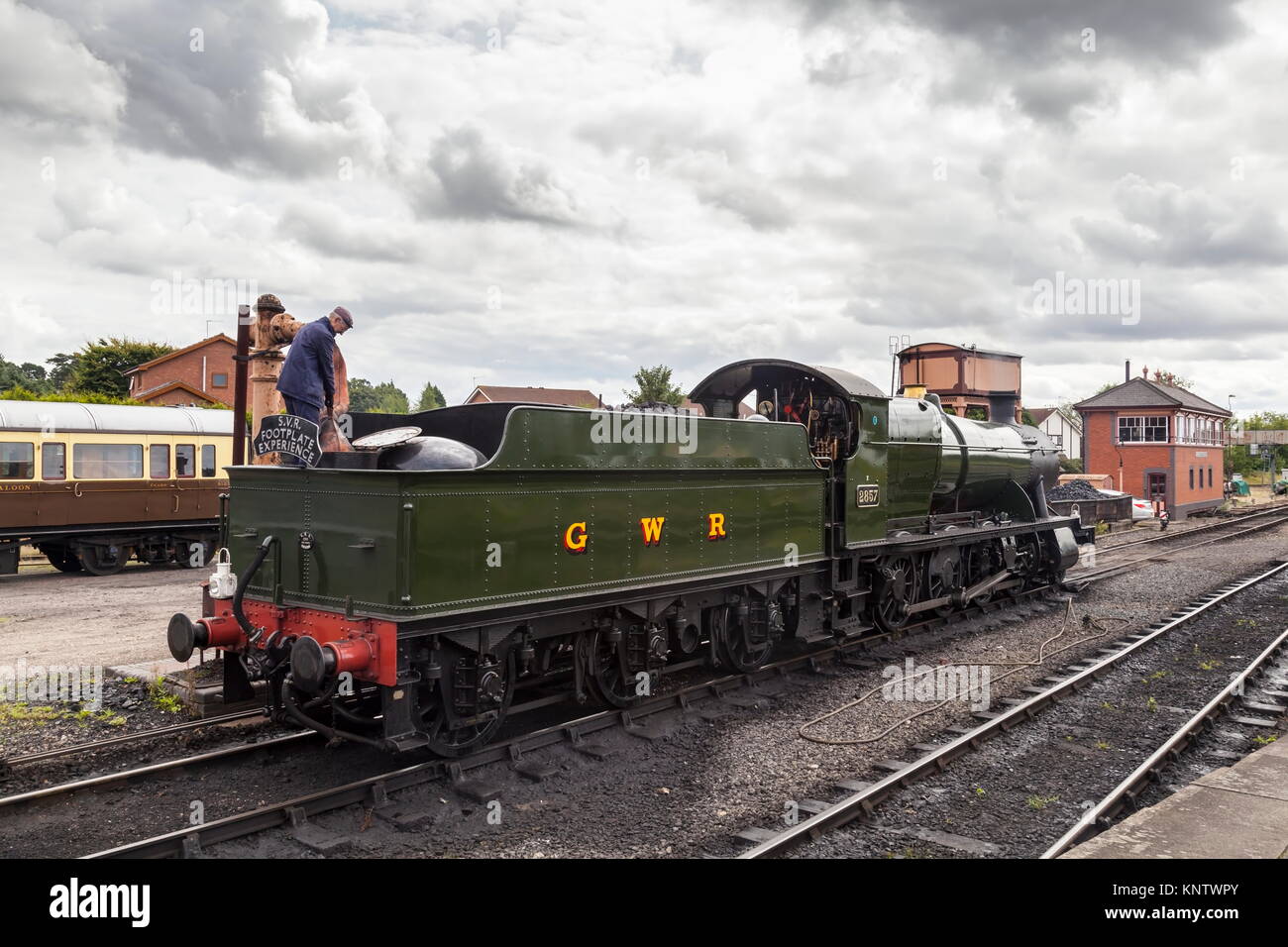 Great Western Railway 2857 Churchward 2800 Class heavy goods locomotive ...