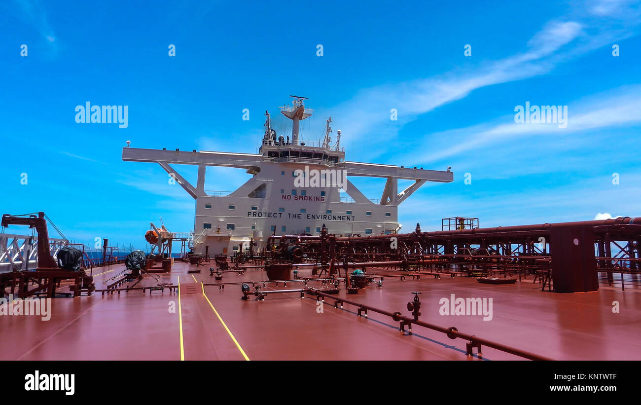 Oil tanker loading crude oil hi-res stock photography and images - Alamy