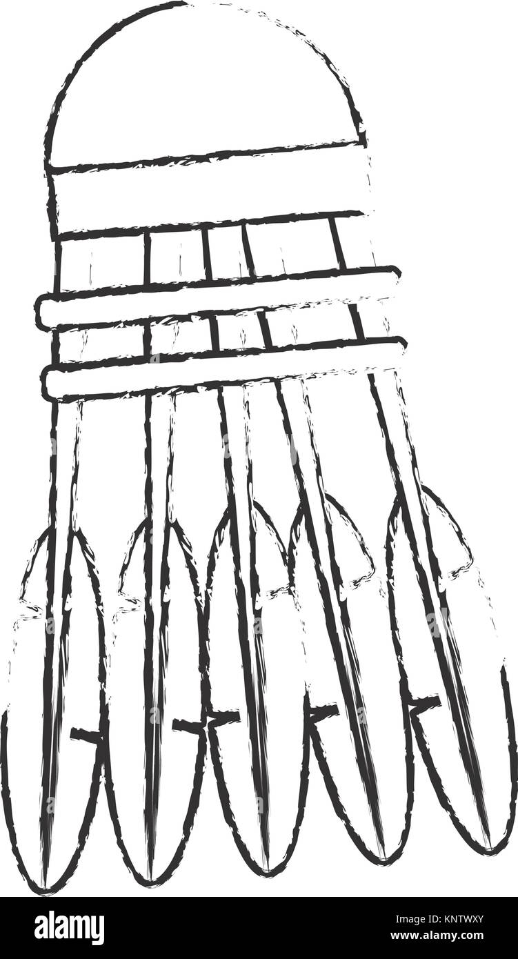 Badminton shuttlecock design Stock Vector Image & Art - Alamy