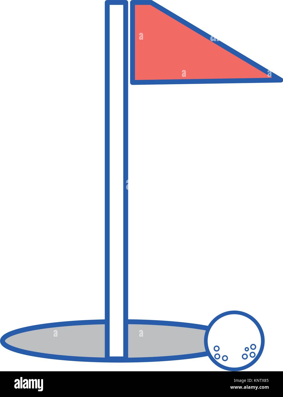 Golf flag design Stock Vector Image & Art - Alamy