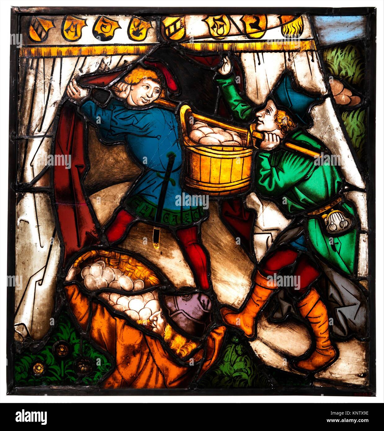 Storing up Manna. Artist: Workshop of Friedrich Brunner (German ...