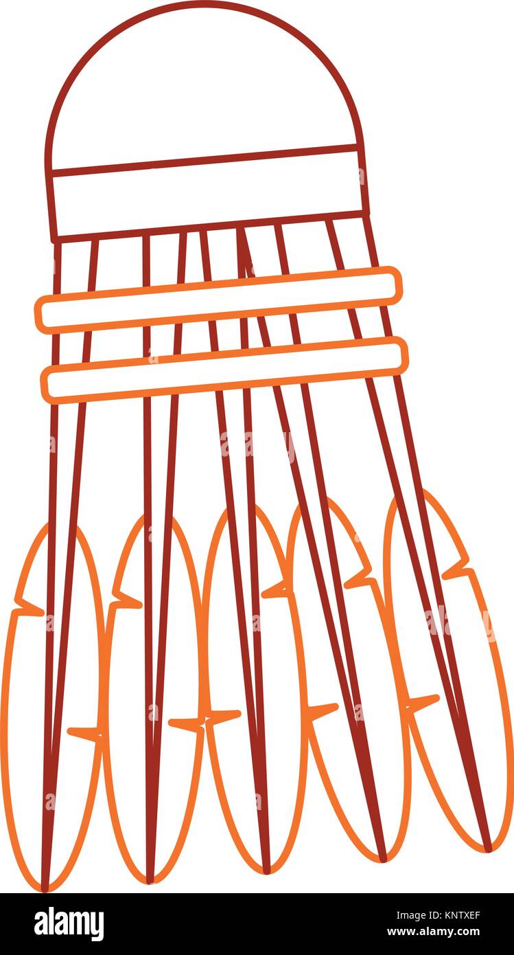 Badminton shuttlecock design Stock Vector Image & Art - Alamy