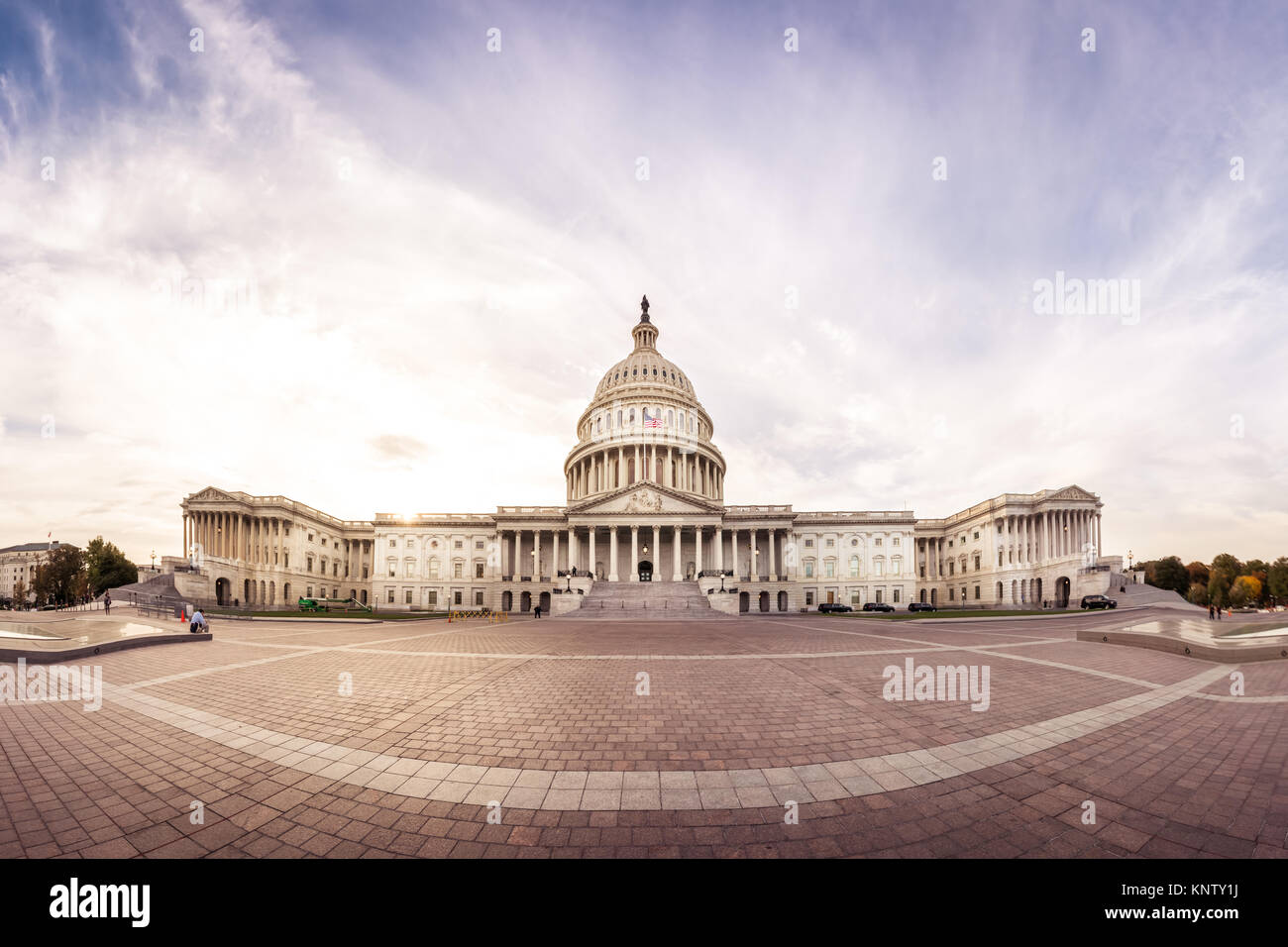 Panorama US Capitol Building Eastern Facade Entrance American ...