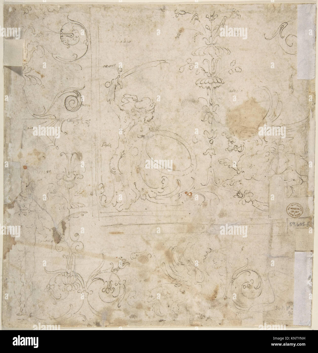 Grotesque Wall Decoration High Resolution Stock Photography and Images ...