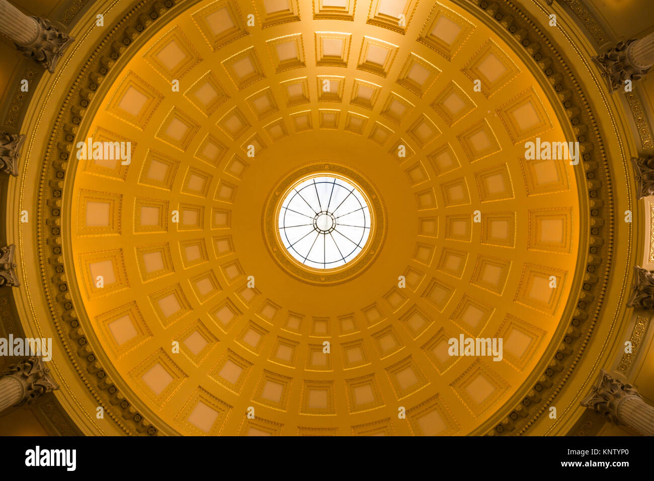 Washington DC Cannon Office Building Skylight Rotunda Dome Architecture ...