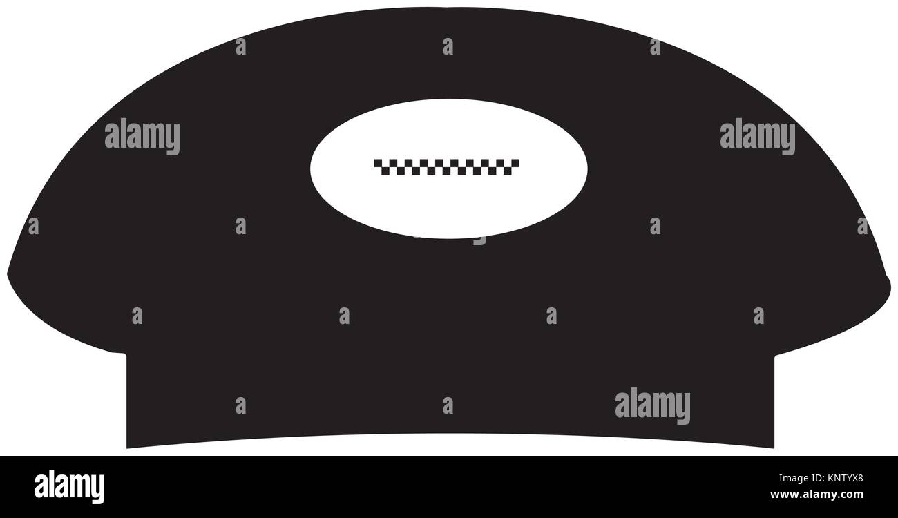 Cap taxi driver icon flat hi-res stock photography and images - Alamy