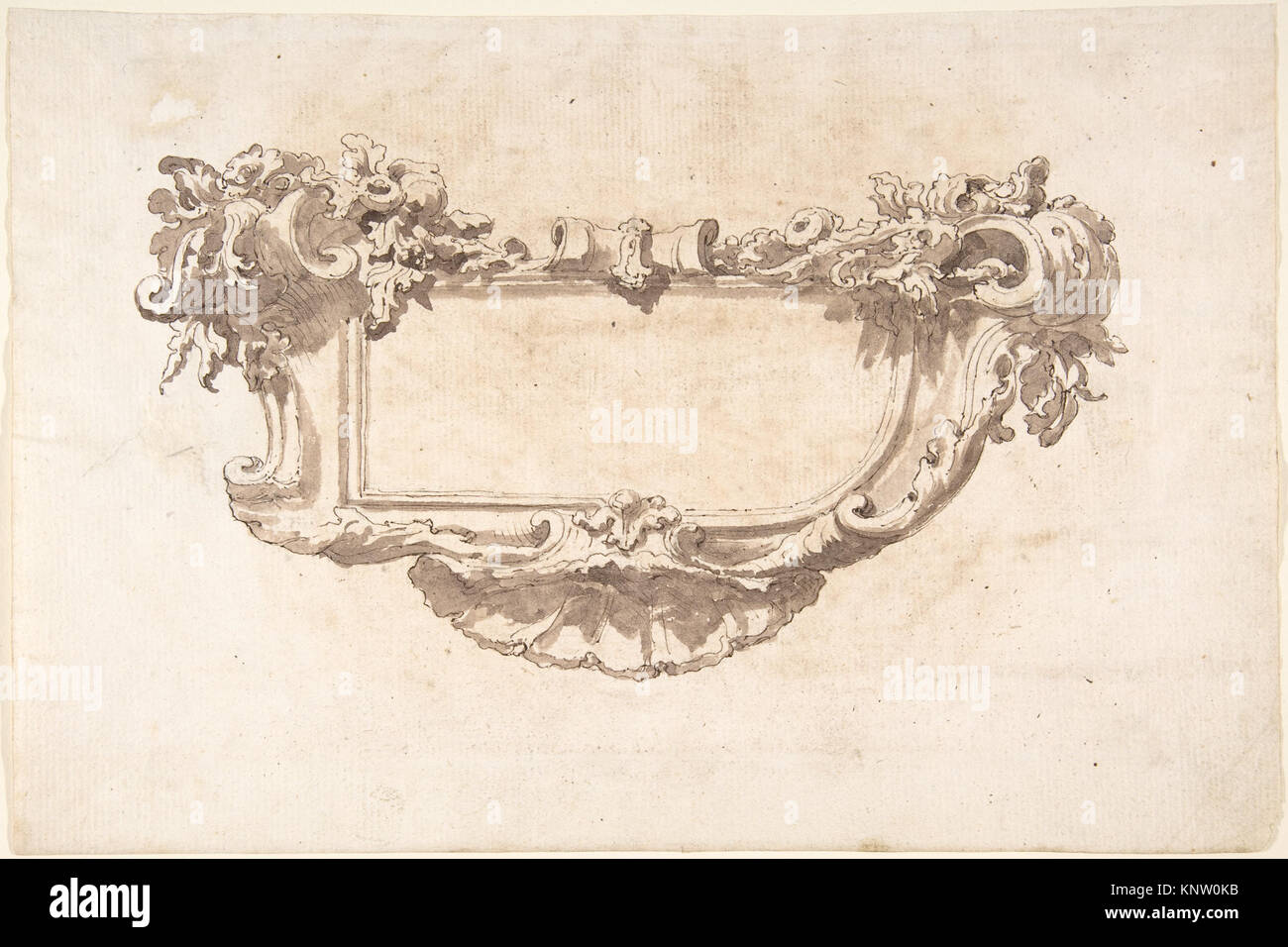 The cartouche MET DP803293 is an ornamental tablet or panel, typically ...