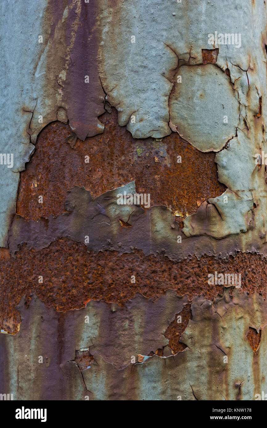 Rusted Light Pole Texture Macro Turqoise Metal Stock Photo - Alamy